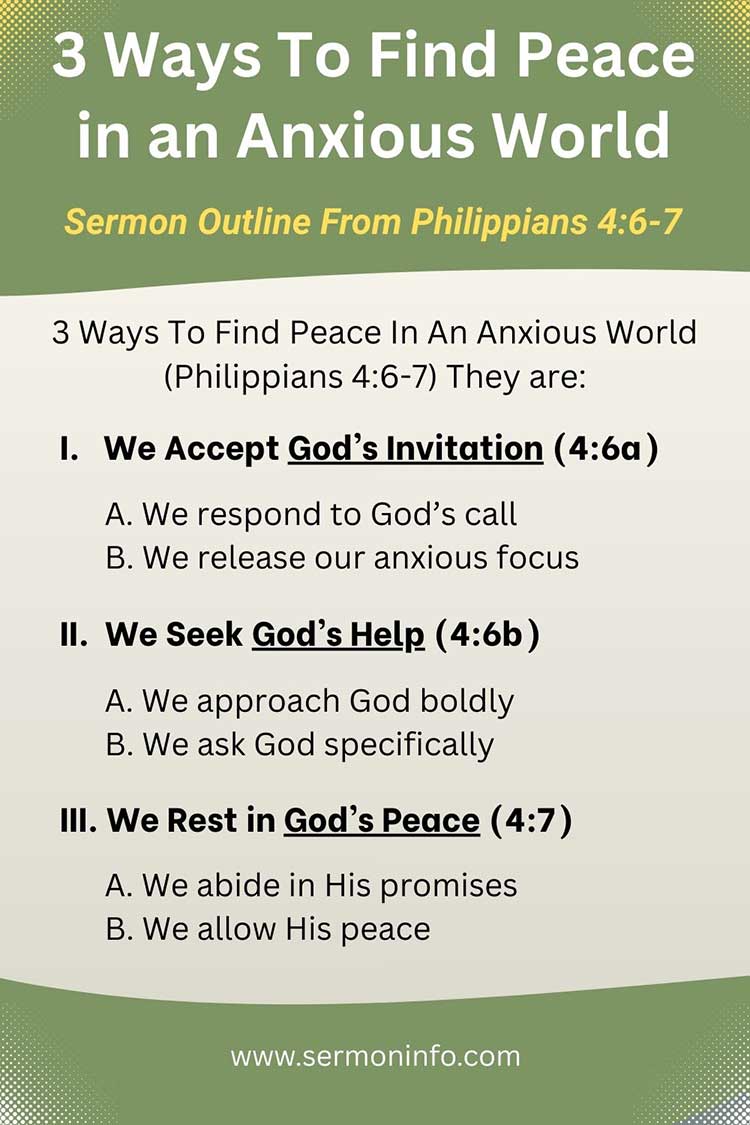 3 Ways to Find Peace in an Anxious World | Philippians 4:6-7