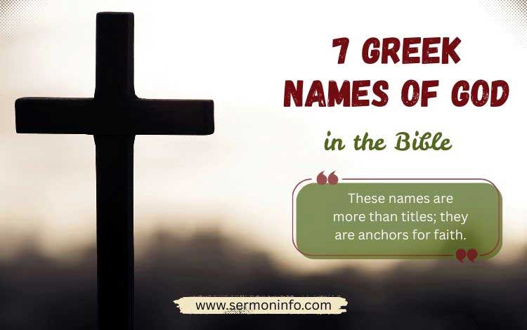 7 Greek Names of God in the Bible | Explained Simply